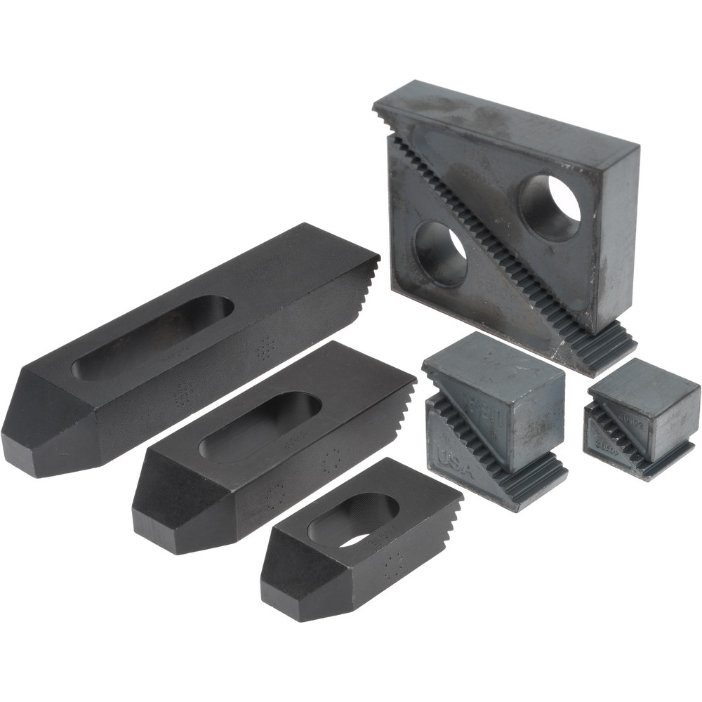 Gibraltar - Fixture Clamp Step Block & Clamp Set: 52 Pc, 5/8-11 Stud ...