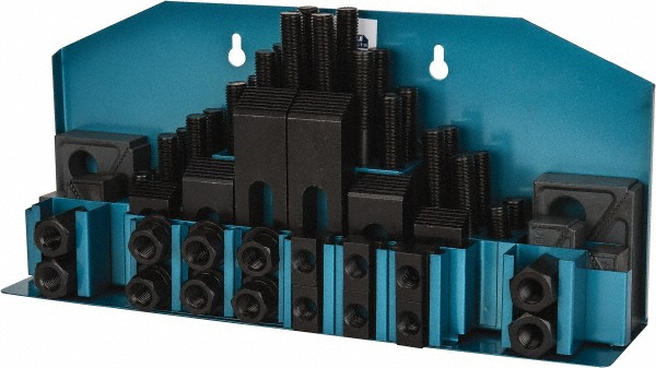 Gibraltar - 52 Piece Fixturing Step Block & Clamp Set with 25mm Step ...