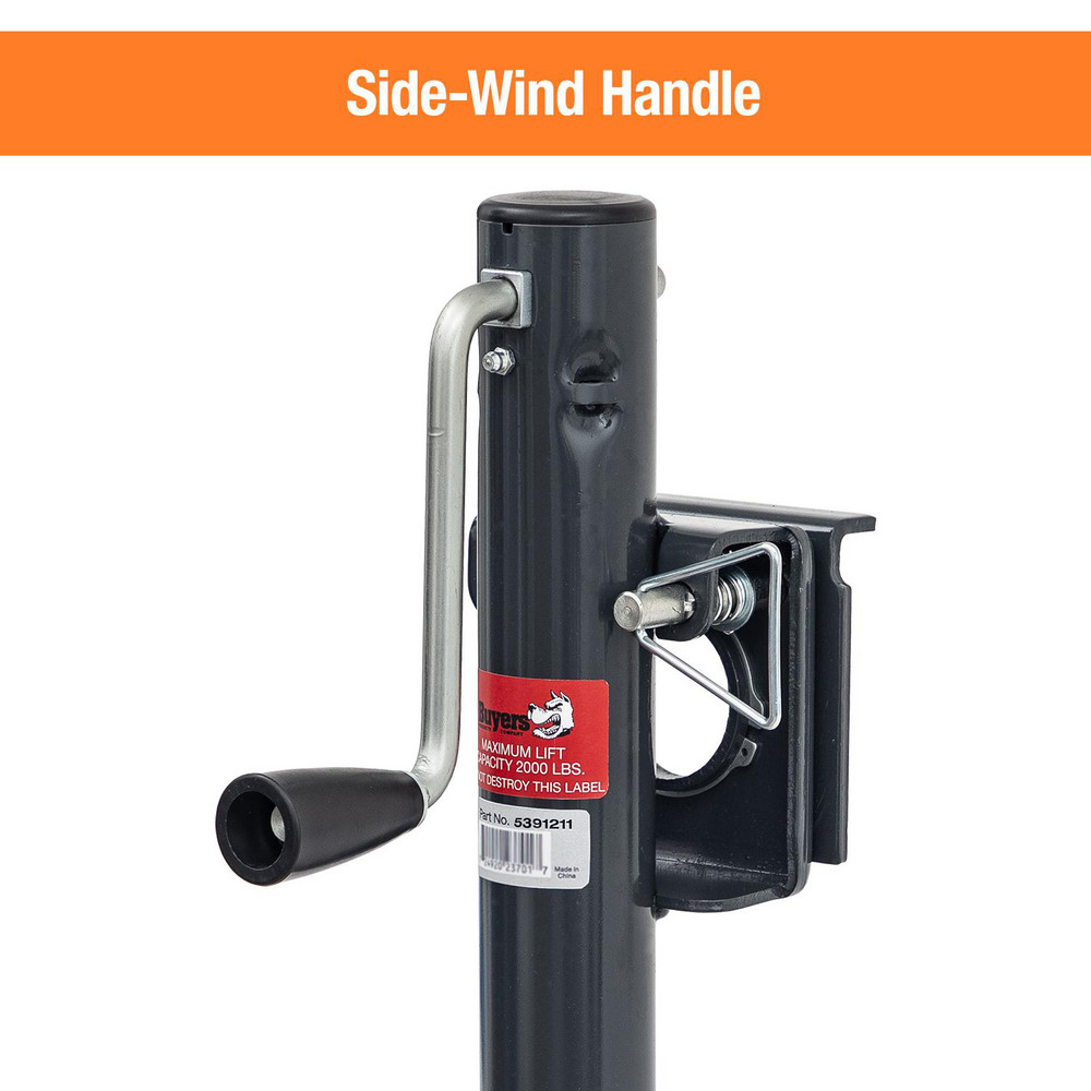 Buyers Products - 2000LB 10" BRKT MNT SWIVEL SIDE WIND JACK | MSC Direct