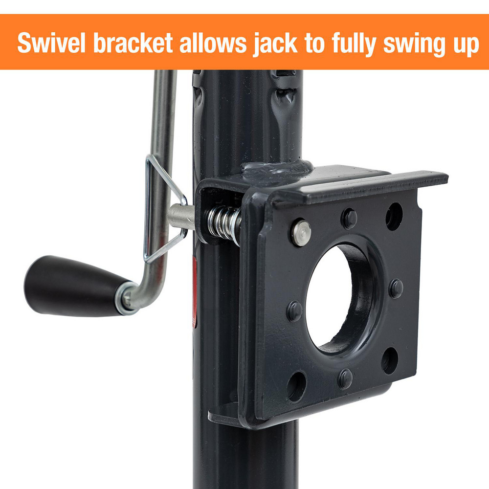 Buyers Products - 2000LB 10" BRKT MNT SWIVEL SIDE WIND JACK | MSC Direct