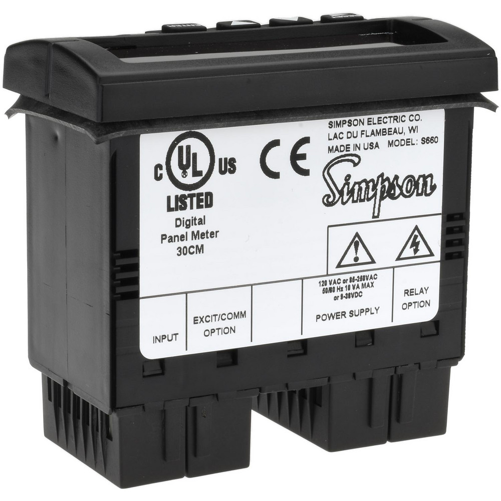 Simpson Electric - 6 Digit Red LED Display Counter | MSC Direct