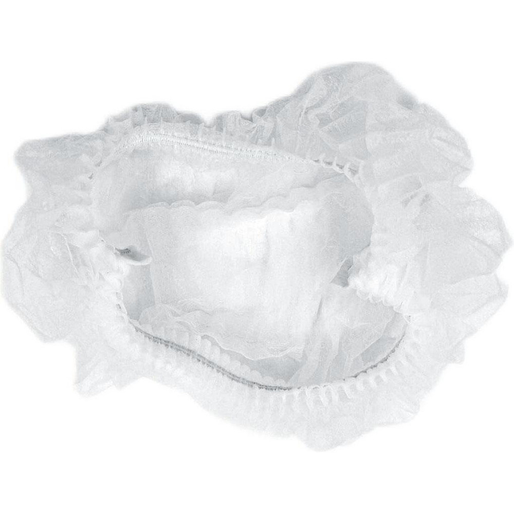 PRO-SAFE - Pleated Cap: 24", Large, White | MSC Direct