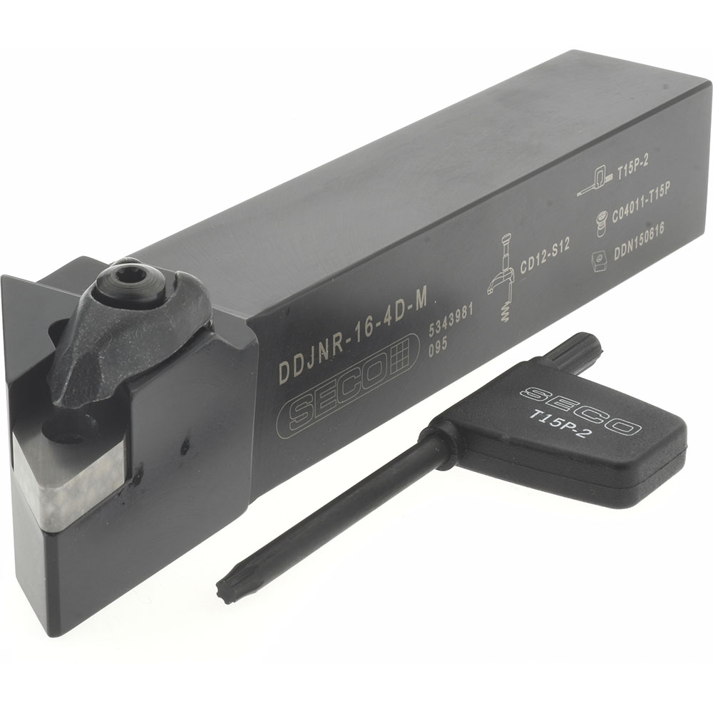 Seco - Indexable Turning Toolholder: DDJNR-16-4D-M, Clamp | MSC Direct