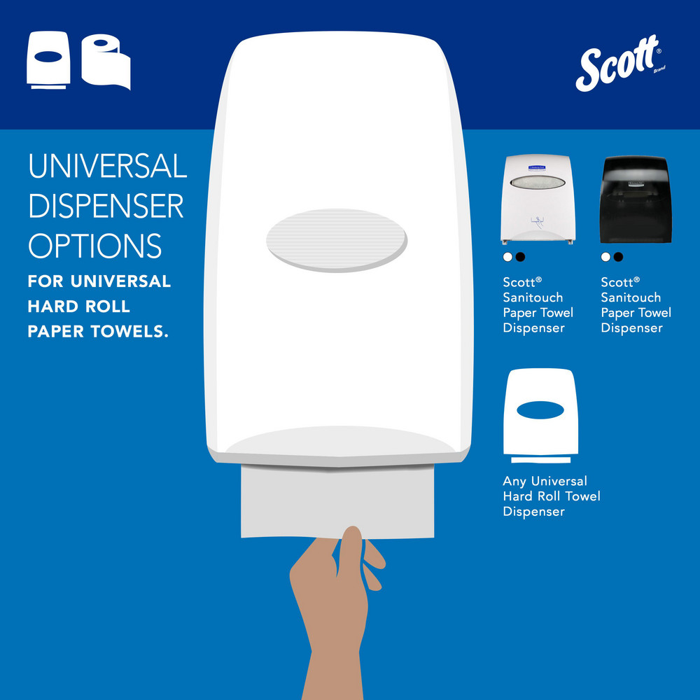 Scott - Scott Essential High Capacity Hard Roll Paper Towels (01000 ...