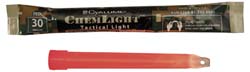 Cyalume® - ChemLight Lightsticks: High-Intensity Red, 6" OAL, 0.5 hr ...