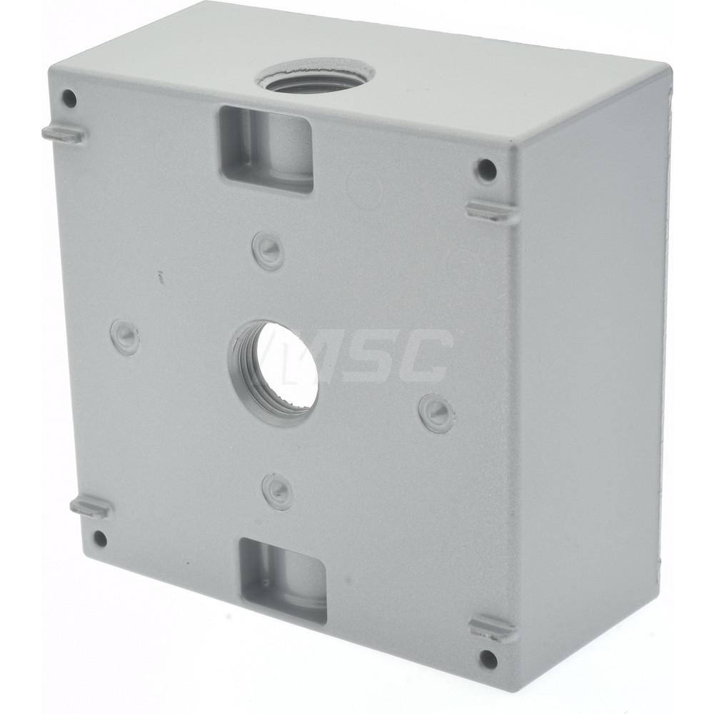 Cooper Crouse-Hinds - Electrical Outlet Box: Aluminum, Rectangle, 4-9/ ...