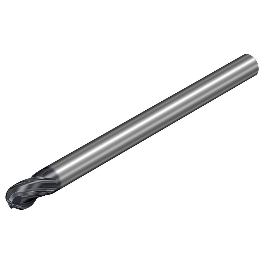 Sandvik Coromant - Ball End Mill: 4 Flute, Solid Carbide | MSC Direct
