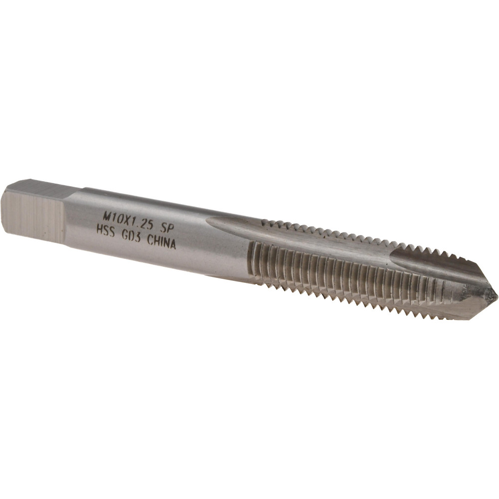 Value Collection - Spiral Point Tap: M10x1.25 Metric Fine, 3 Flutes ...