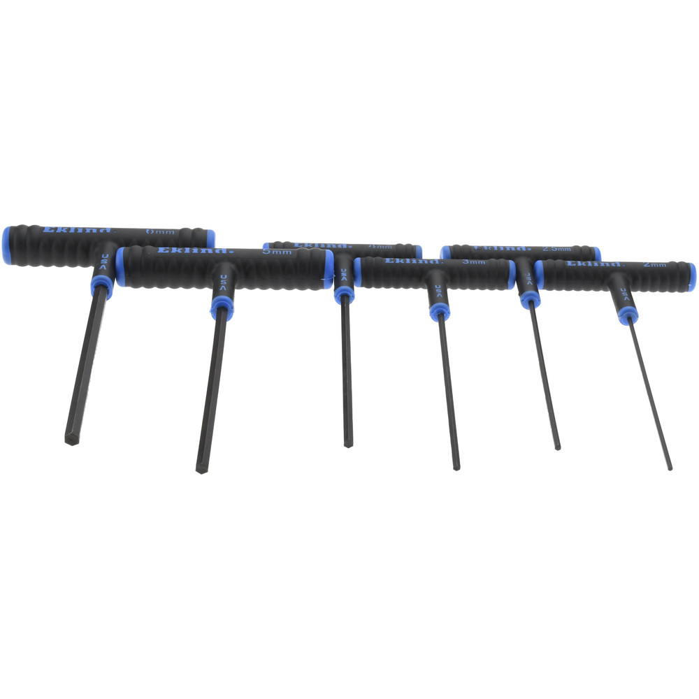 Eklind - Hex Key Sets: Tool Type: T-Handle Hex (allen) Key Set; Handle ...