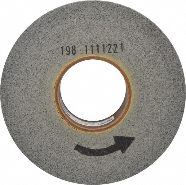 Norton - 8" Diam, 2" Face Width, 3" Center Hole, Fine Grade, Silicon ...