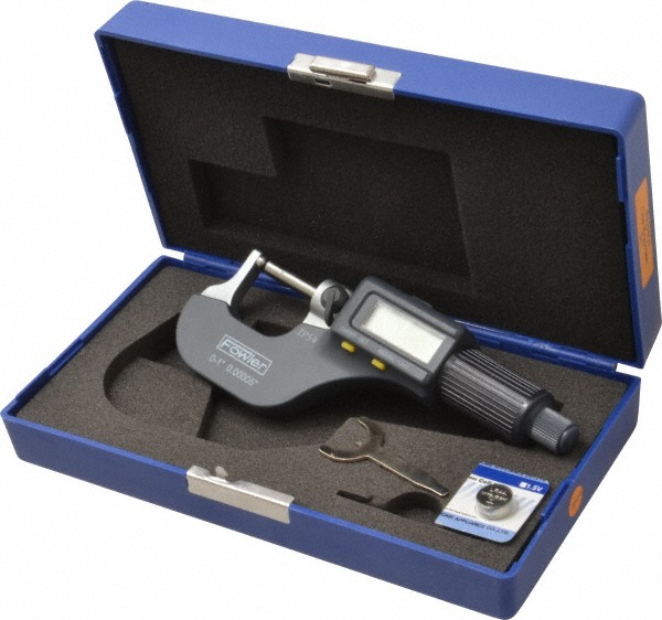 Fowler - Mechanical, 0 to 1 Inch Measurement, Digital Counter, Carbide ...