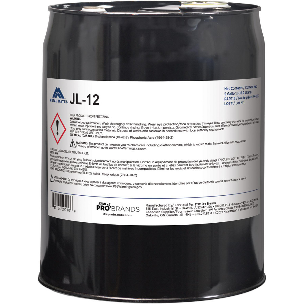 Metal Mates - 5GAL PAIL JL-12 LUBRICANT | MSC Direct