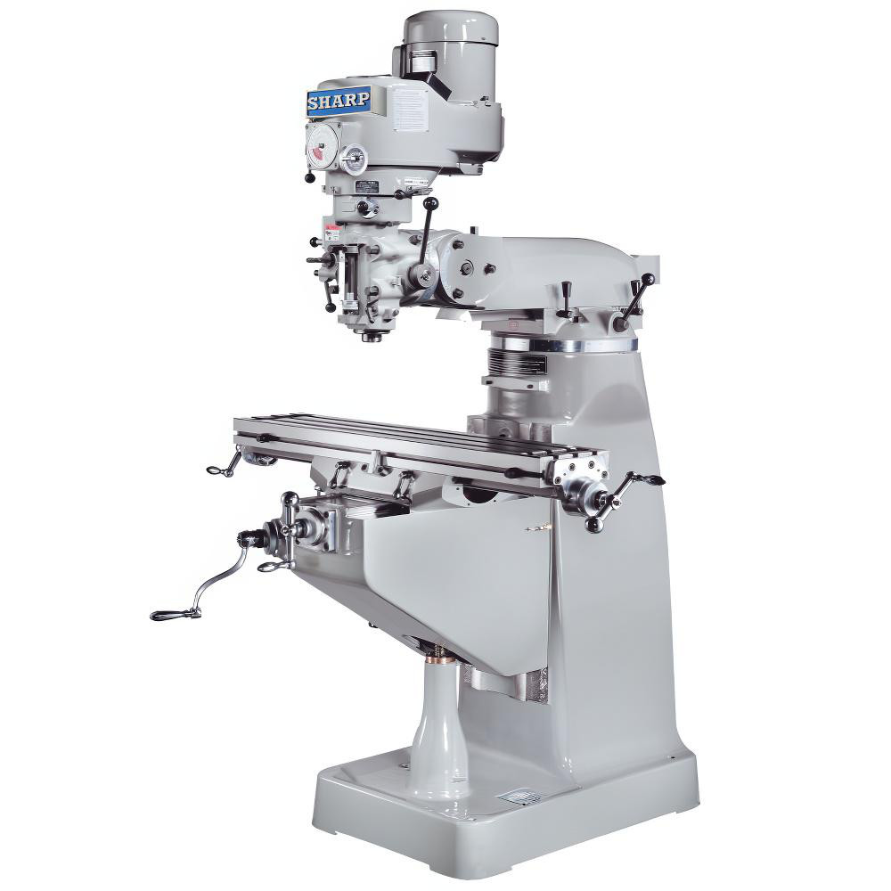 Sharp - Knee Milling Machines: 6.7500, 6-3/4, 171.25, 2.1250 | MSC Direct
