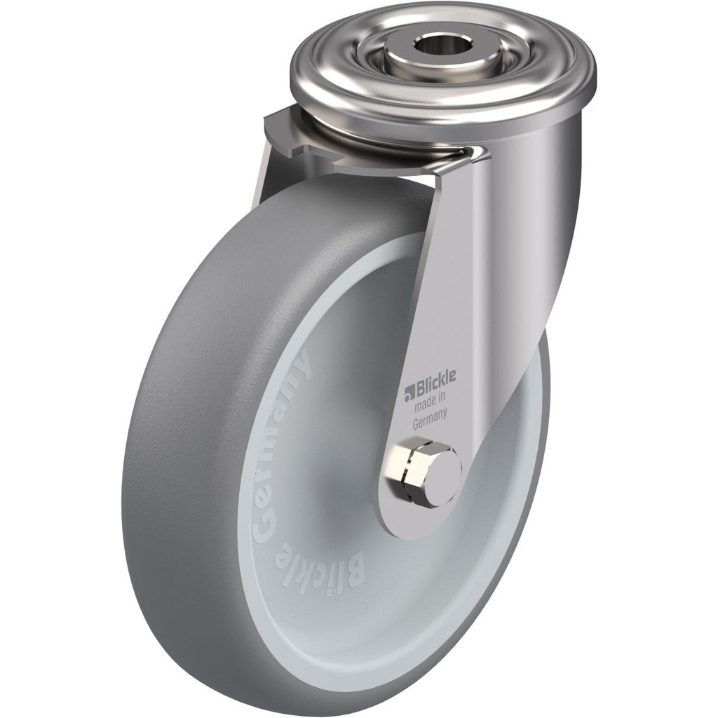 Blickle - Standard Casters: Mount: Hollow Kingpin; Caster Type: Swivel ...