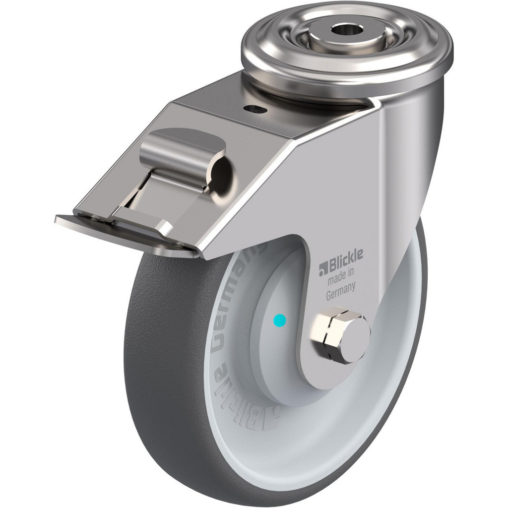 Blickle - Standard Casters: Mount: Hollow Kingpin; Caster Type: Swivel ...