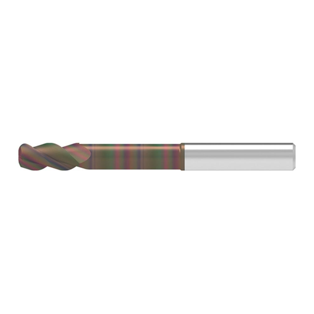 WNT - Corner Radius End Mill: 10.00 mm Dia, 26.00 mm LOC, 2.00 mm ...