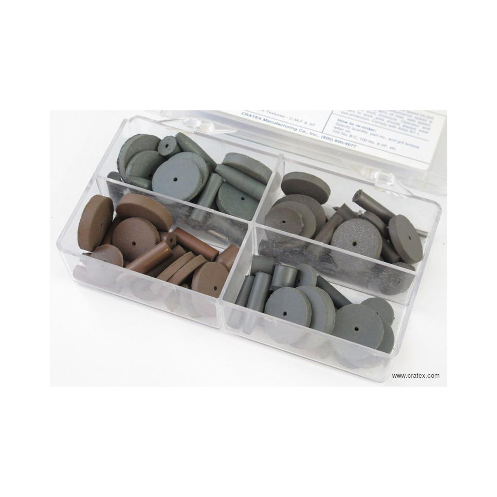 Cratex - 76 Piece Rubber Abrasive Point Set | MSC Direct