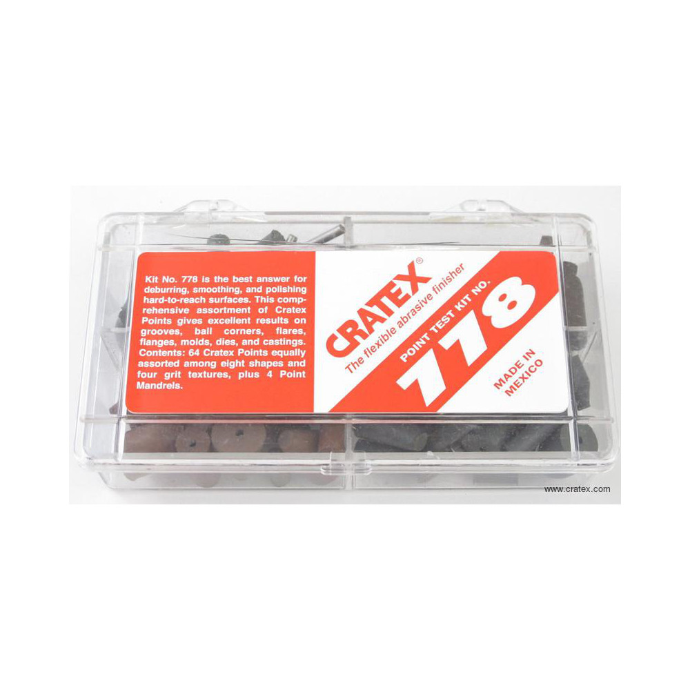 Cratex - 68 Piece Rubber Point Test Set | MSC Direct