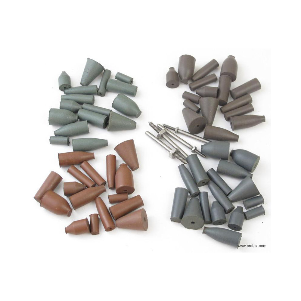 Cratex - 68 Piece Rubber Point Test Set | MSC Direct