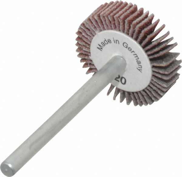 Value Collection - Mounted Flap Wheel: 3/4" Dia, 3/16" Face Width, 120 ...