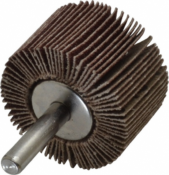 Value Collection - Mounted Flap Wheel: 1" Face Width, 120 Grit ...