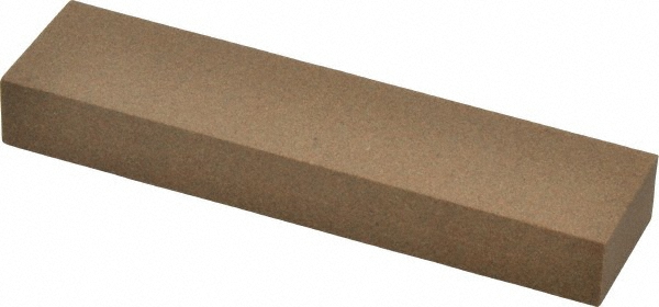 Made in USA - Sharpening Stone: 1/2'' Thick, Rectangle, Aluminum Oxide ...