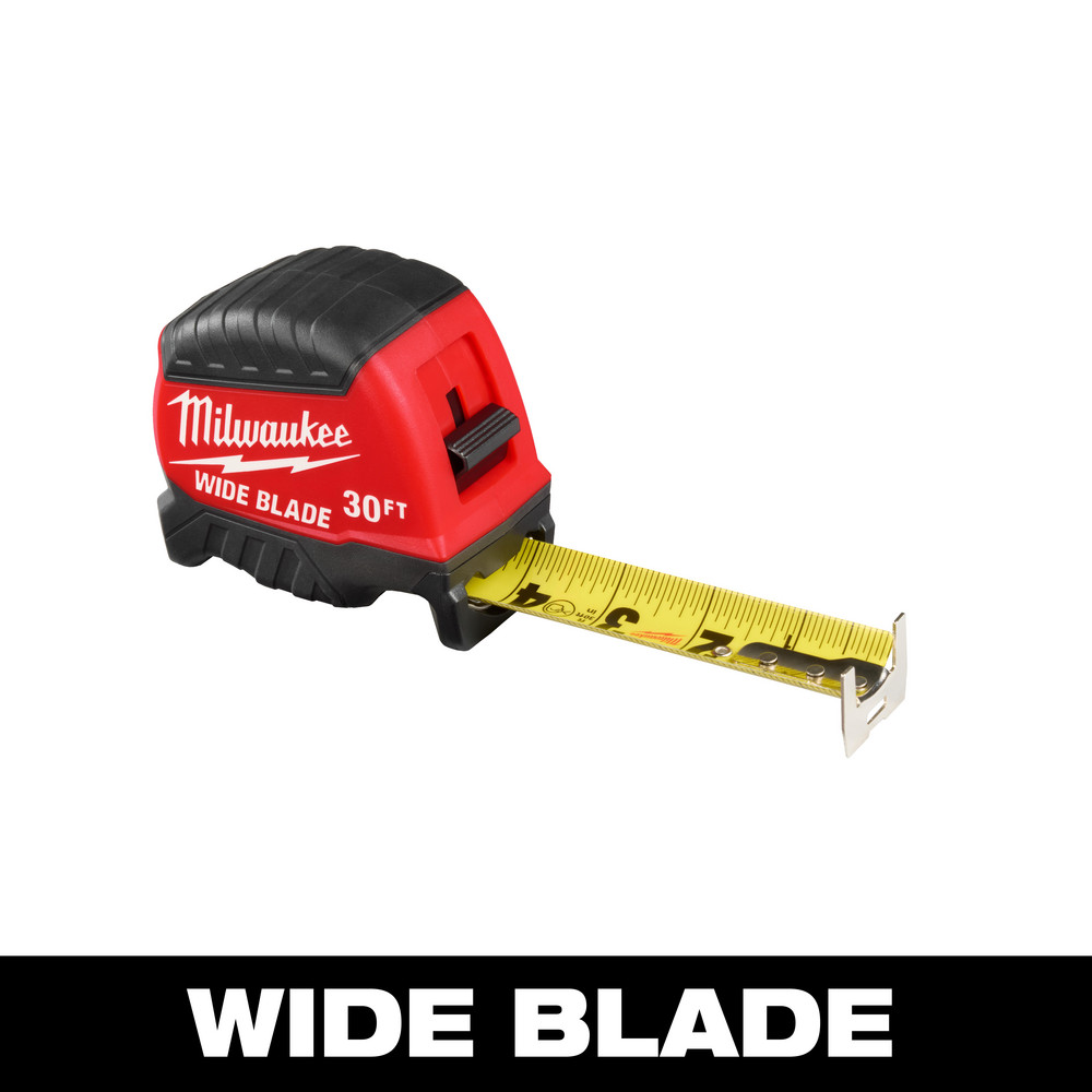Milwaukee Tool - Tape Measures: Length Ft.: 30.000; Graduation (Inch ...