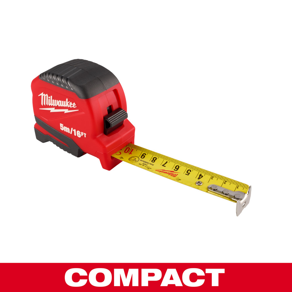 Milwaukee Tool - Tape Measures: Length Ft.: 16.000; Graduation (Inch ...