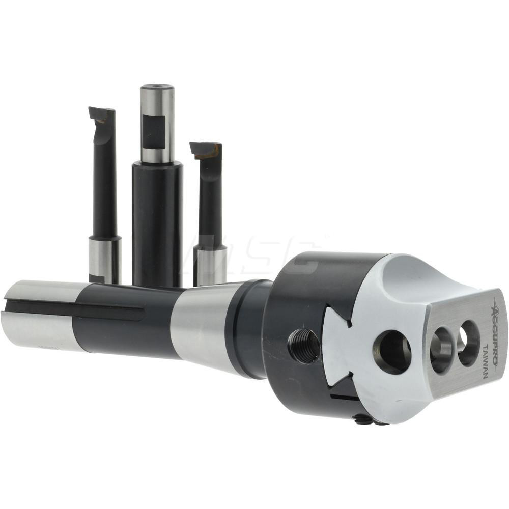 Accupro - 2" Body, 1/2" Boring Bar Hole Dia, Manual Offset Boring Head ...