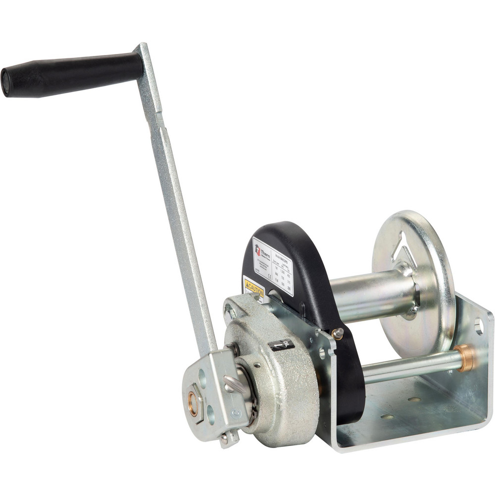 THERN - Manual Winch: Pulling, 1000 lb Line Pull Capacity, 240' Cable ...