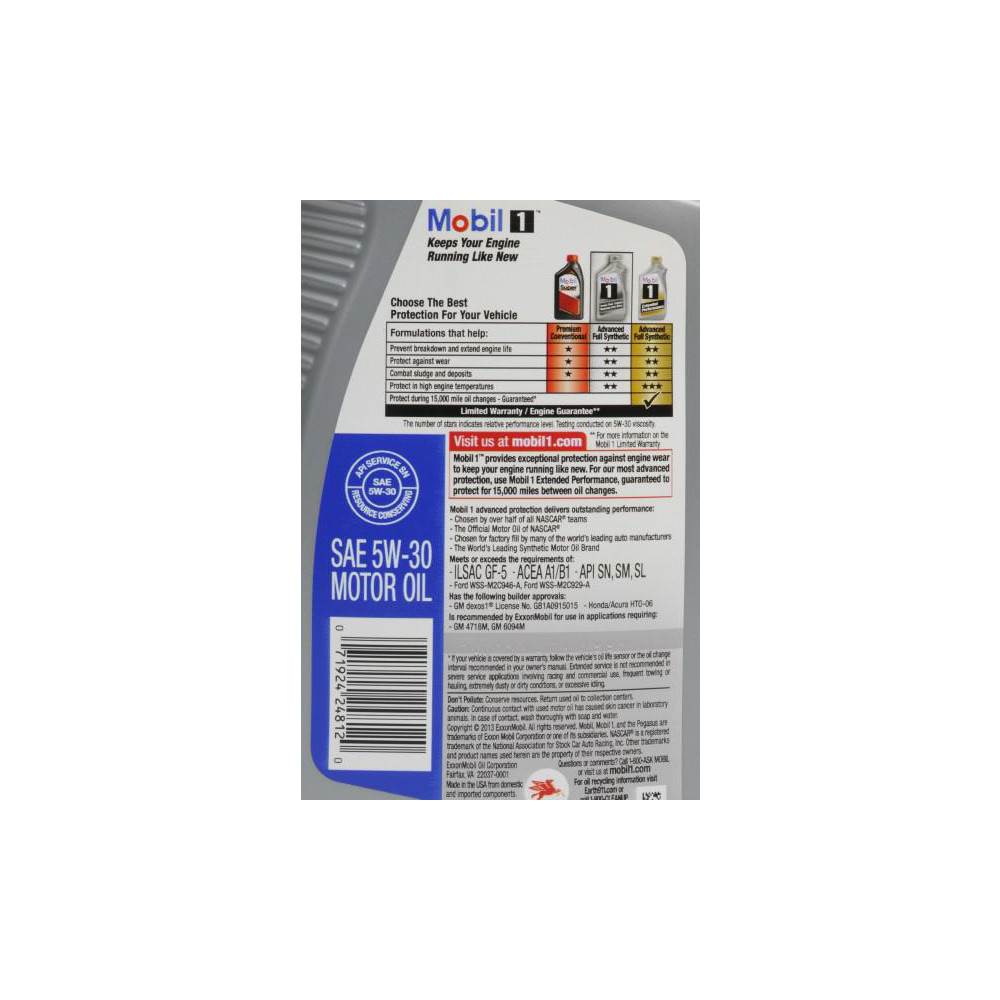 Mobil - 1 Quart Synthetic Engine Oil | MSC Direct