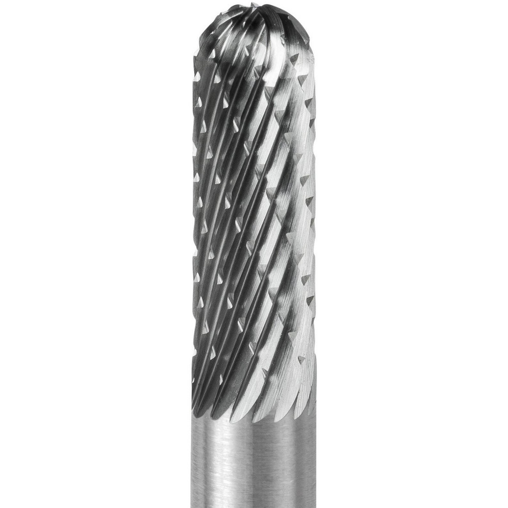 SGS Pro - Abrasive Burr: SC-42, 1/8" Cut Dia, Ball Nose Cylinder ...