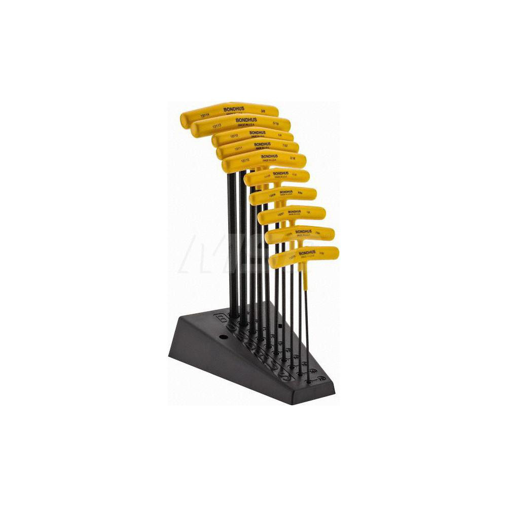 Bondhus - 8 Piece T-Handle Ball End Hex Key Set - 05345079 - MSC ...