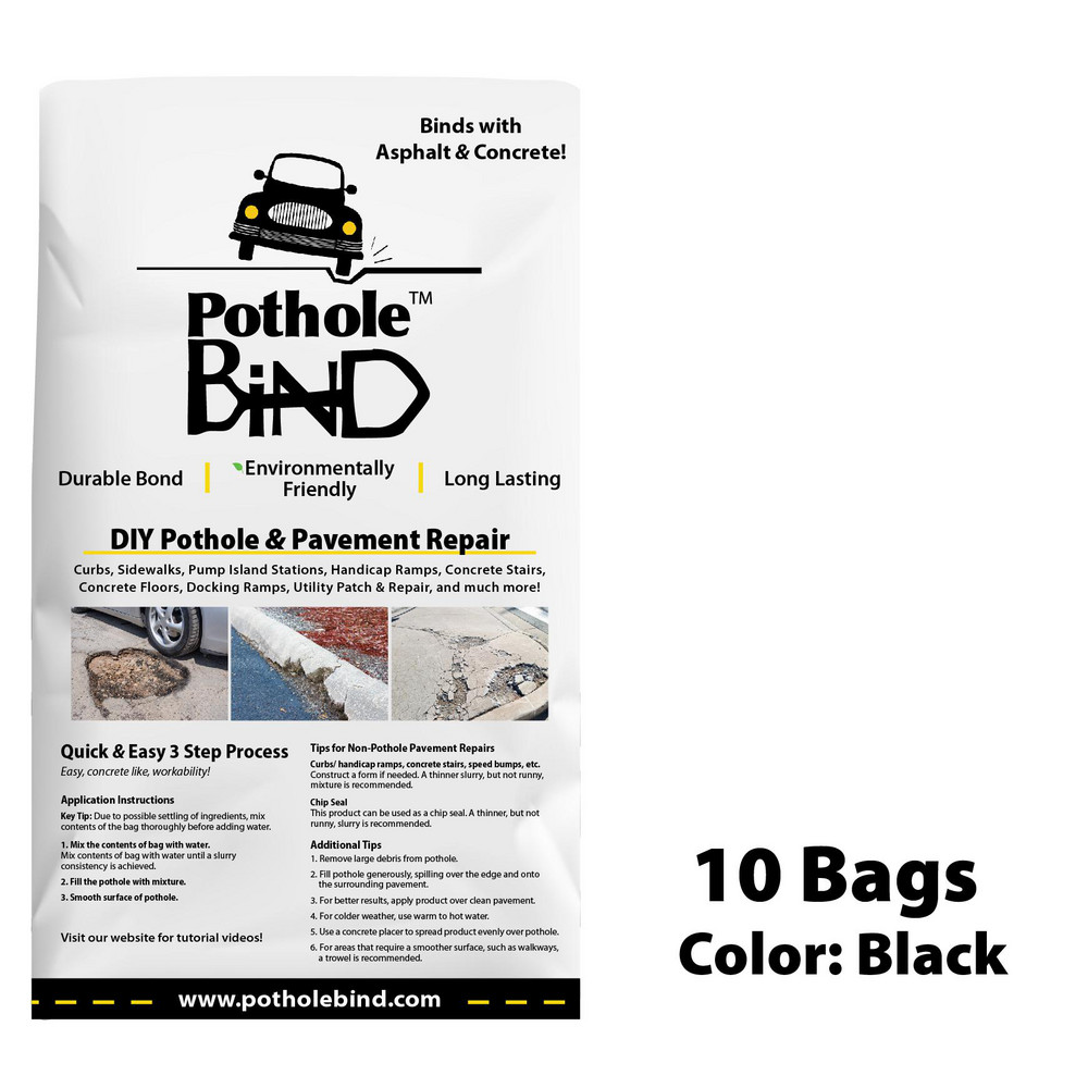 Pothole Bind - Asphalt Patch, Concrete Repair & Pothole Patch: 50 lb ...