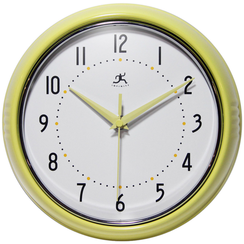 Infinity Instruments - Office Wall Clocks: Clock Type: Dial; Display ...