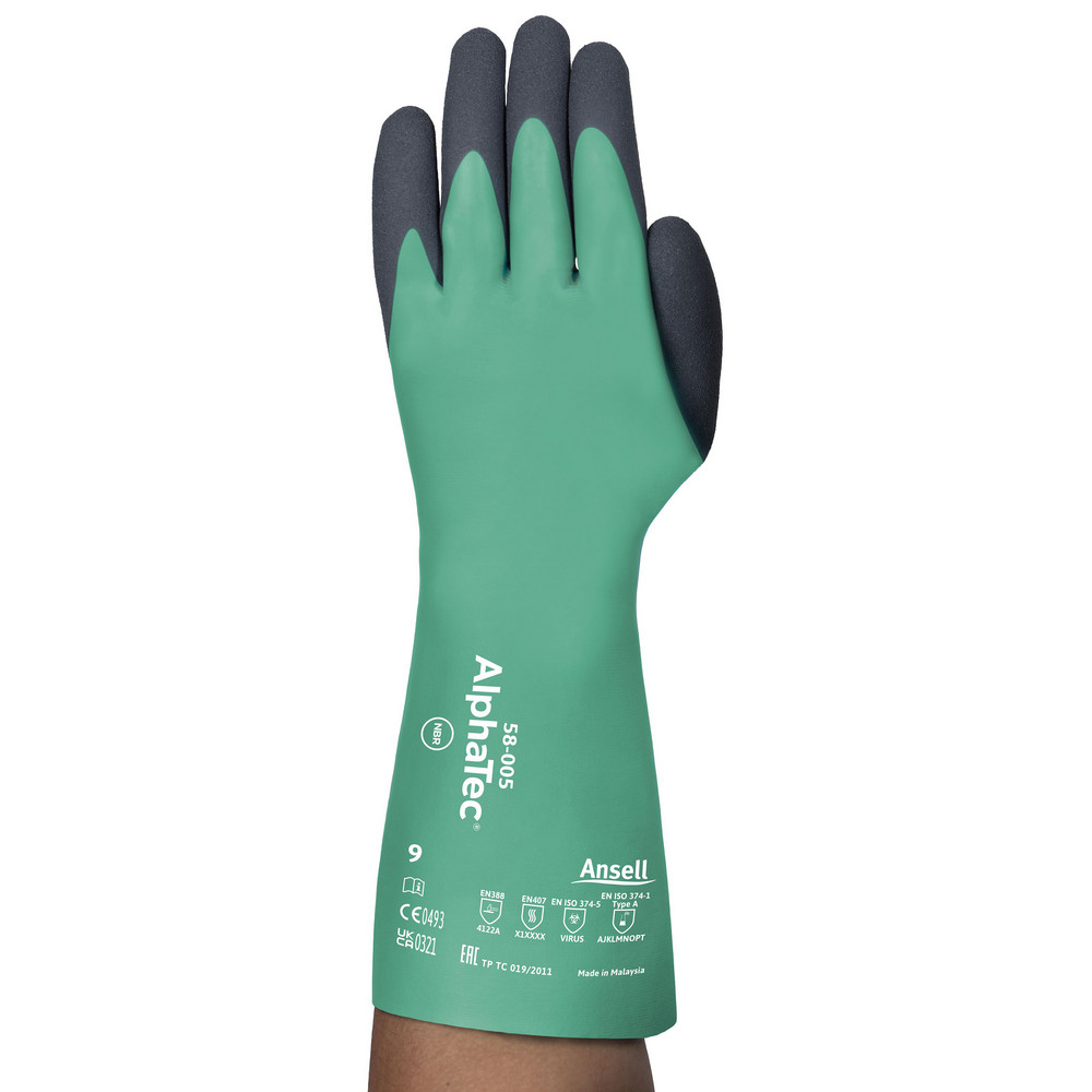 Ansell - Chemical Resistant Gloves: AlphaTEC™ 58-005, Size Small ...