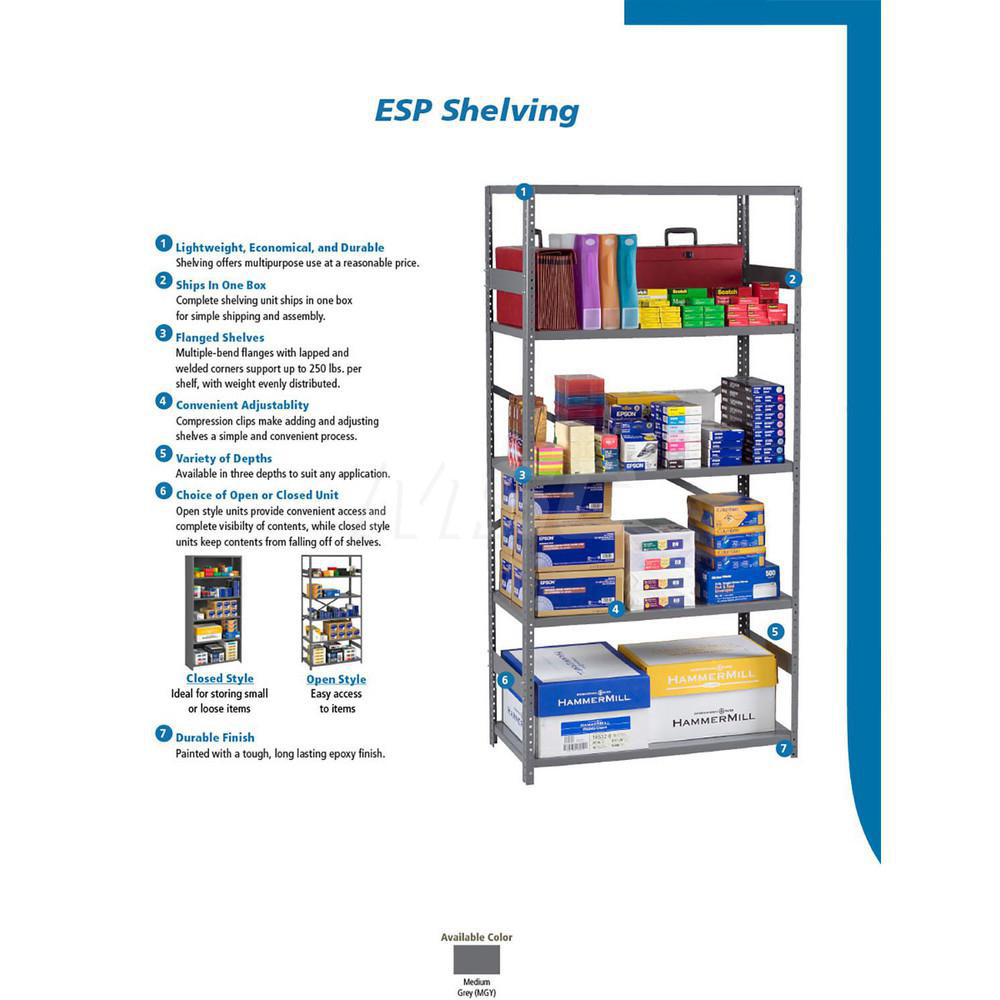 Tennsco - Extra Shelf: Use with Tennsco Commercial Shelving | MSC Direct