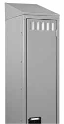 Tennsco - 12" Wide12" Deep, Locker Slope Top | MSC Direct