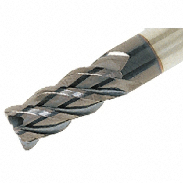 Iscar - 12mm Diam 4 Flute Solid Carbide 3mm Corner Radius End Mill ...