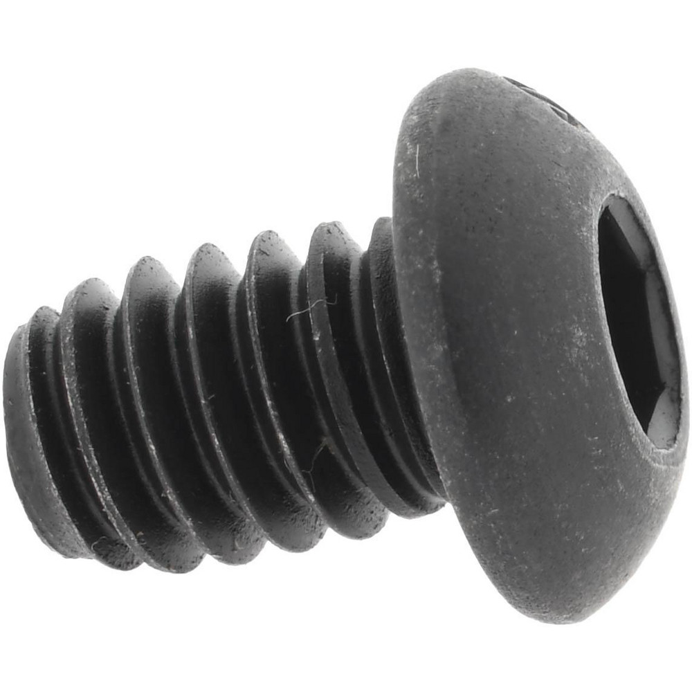Value Collection - Button Socket Cap Screw: 1/4-20, 3/8" Length Under ...