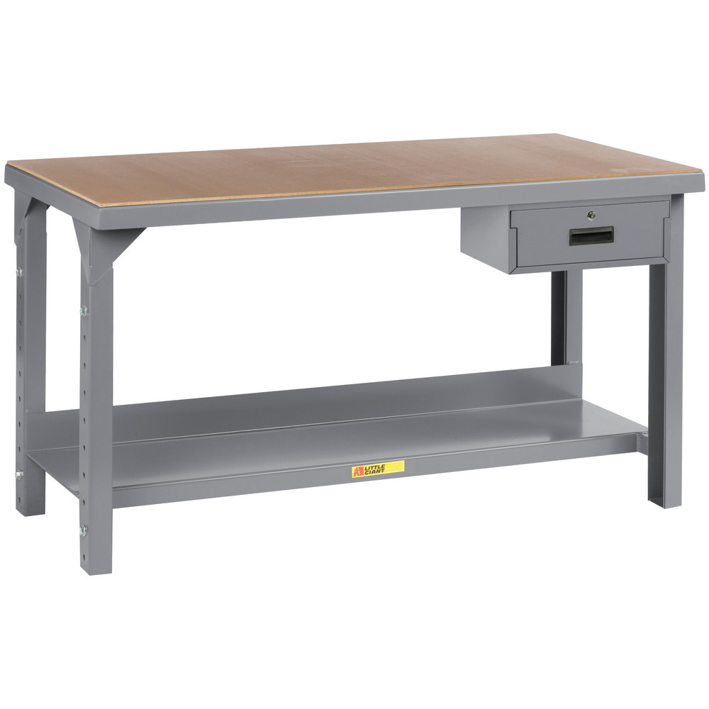 Little Giant® - Heavy-Duty Work Bench: 84" Wide, 41" Deep, 27 to 41 ...