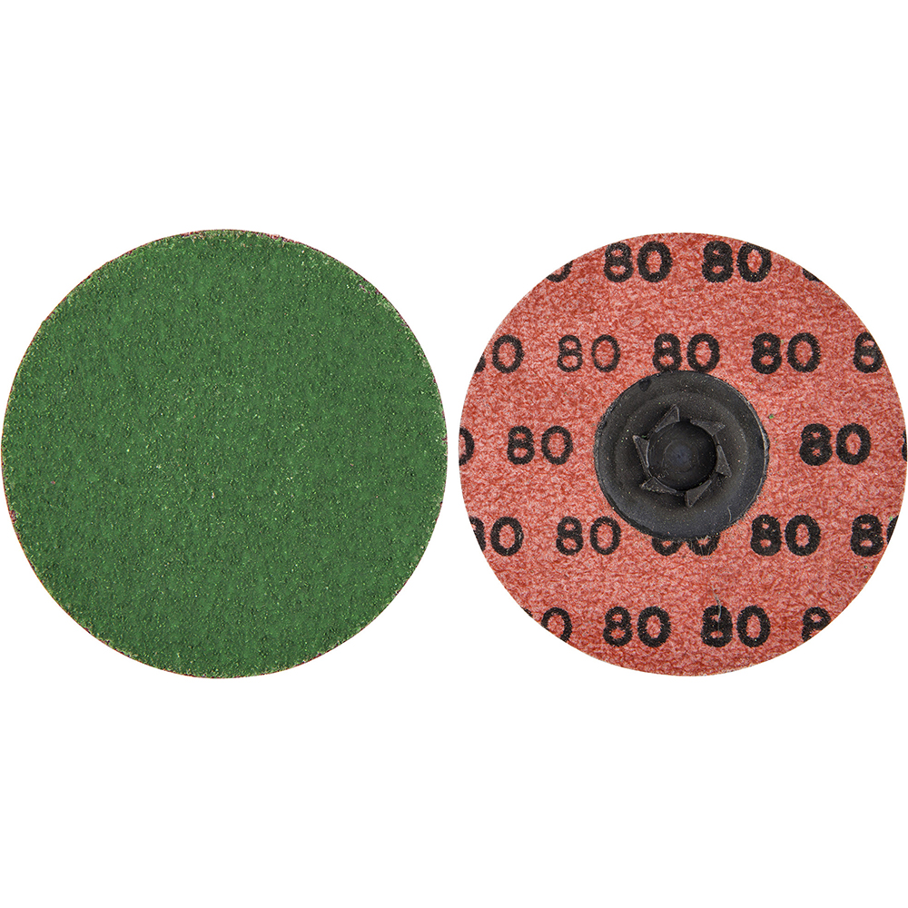 Merit Abrasives - Quick-Change Disc: Type P, 3" Dia, 80 Grit, Zirconia ...