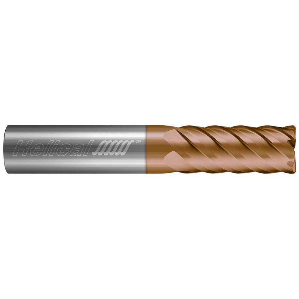Helical Solutions - Corner Radius End Mill: 0.2500" Dia, 0.7500" LOC, 0 ...