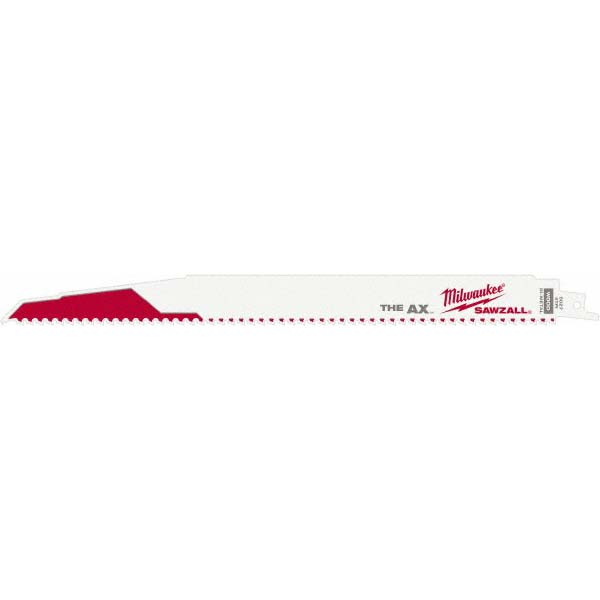 Milwaukee Tool - 12" Long x 1" Thick, Steel Reciprocating Saw Blade ...