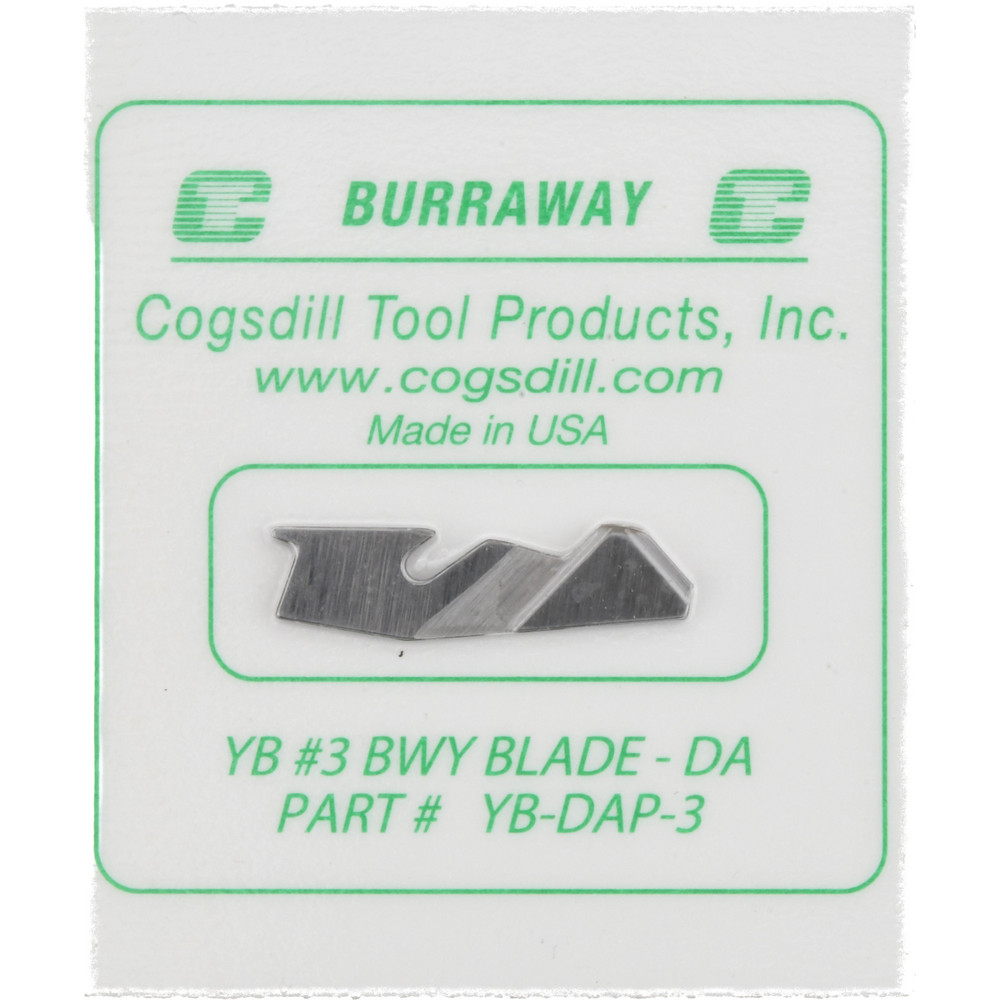 Cogsdill Tool - No. 3, Type B Double Angle, Replacement Deburring Blade ...