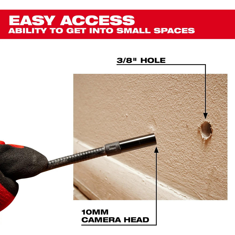 Milwaukee Tool - Borescopes & Borescope Kits: Inspection Camera, 0x ...
