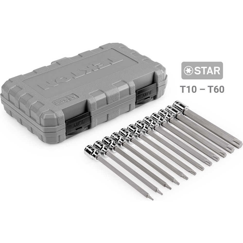 Tekton - Hex & Torx Bit Socket Sets; Set Type: Hex Bit; Type: Long Bit ...