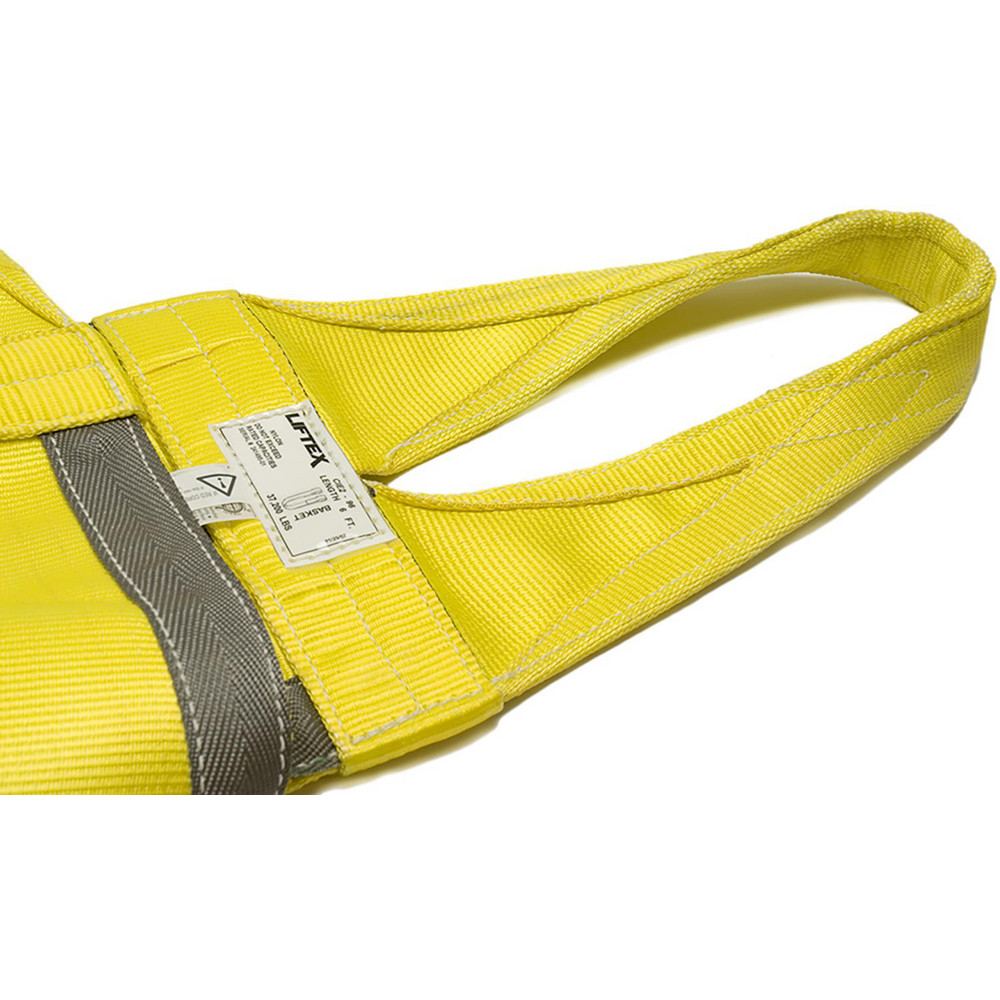 Liftex - Continuous Eye Cargo Basket, Type 8 Web Sling: 12' Long, 6 ...