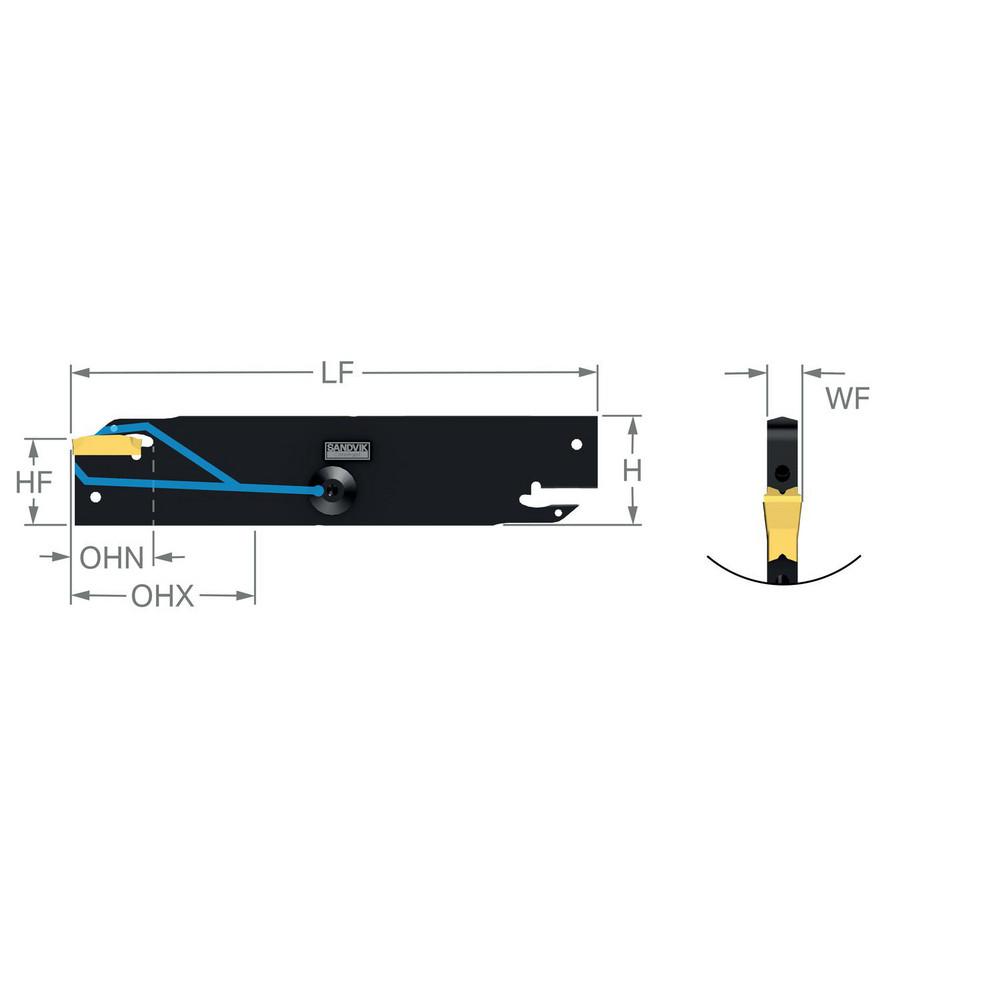 Sandvik Coromant - Indexable Cut-Off Blades: Double, Neutral, Neutral ...