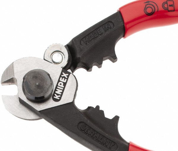 Knipex - 7-1/2" OAL, 1/4" Capacity, Cable Cutter - 05903422 - MSC ...